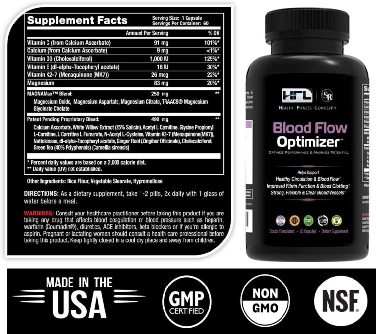 Blood Flow Optimizer Review - Healthy 365 Days
