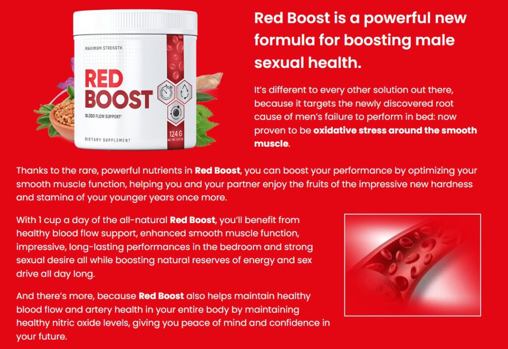 Red Boost Blood Flow Support Review ((WARNING)) That Work or Hidden ...